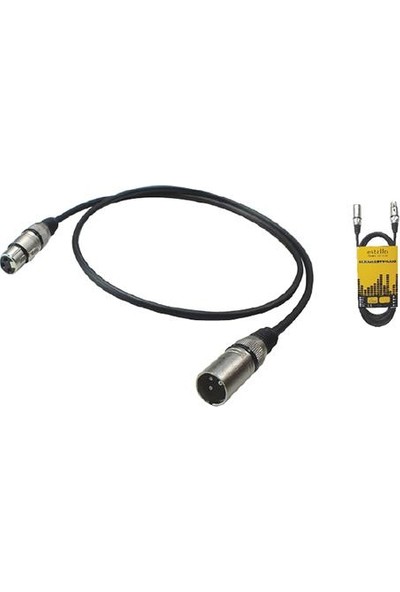 Estello E4004 3 Metre Siyah Xlr Erkek -Xlr Dişi Pvc Ara Kablo Estello E4004 3 Metre Siyah Xlr Erkek -Xlr Dişi Pvc Ara Kablo