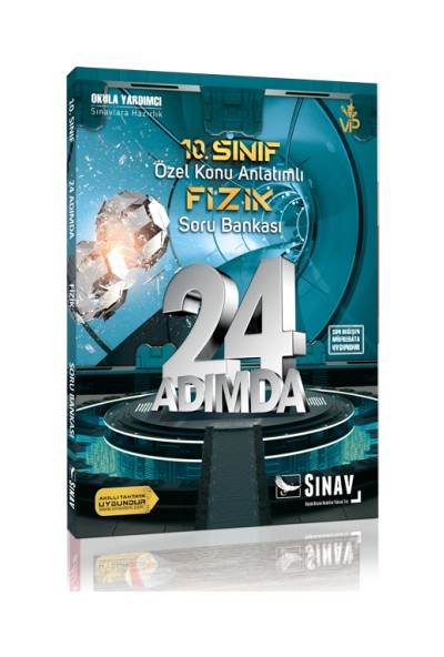 Sınav Yayınları 10. Sınıf Fizik 24 Adımda Özel Konu Anlatımlı Soru Bankası Sınav Yayınları 10. Sınıf Fizik 24 Adımda Özel Konu Anlatımlı Soru Bankası