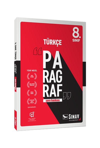 Sınav Yayınları 8. Sınıf Paragraf Soru Bankası