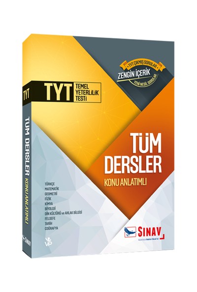 Sınav Yayınları TYT Tüm Dersler Konu Anlatımlı Tek Kitap
