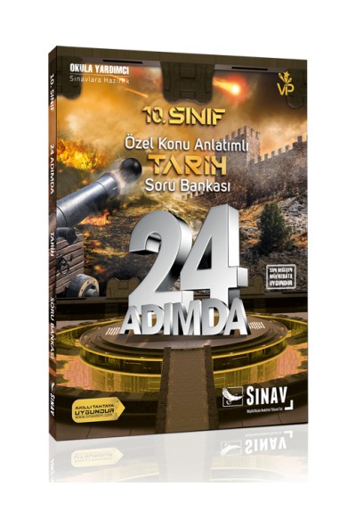 Sınav Yayınları 10. Sınıf Tarih 24 Adımda Özel Konu Anlatımlı Soru Bankası Sınav Yayınları 10. Sınıf Tarih 24 Adımda Özel Konu Anlatımlı Soru Bankası