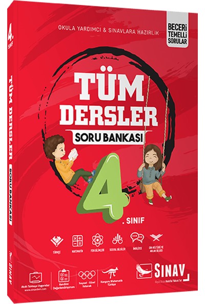 Sınav Yayınları 4. Sınıf Tüm Dersler Soru Bankası