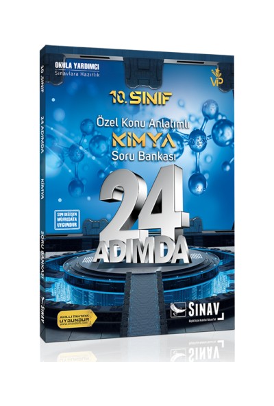 Sınav Yayınları 10. Sınıf Kimya 24 Adımda Özel Konu Anlatımlı Soru Bankası