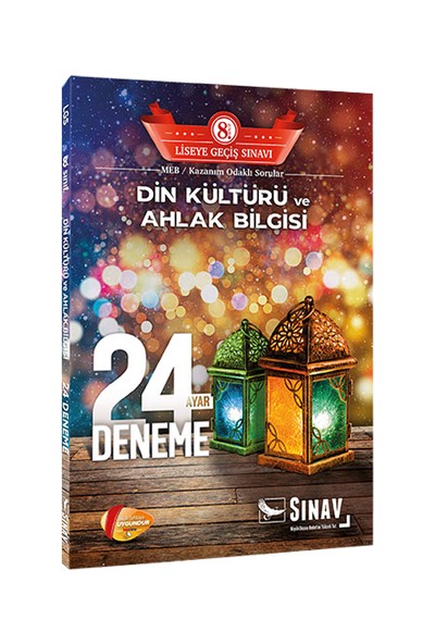 Sınav Yayınları 8. Sınıf LGS Din Kültürü ve Ahlak Bilgisi 24 Deneme