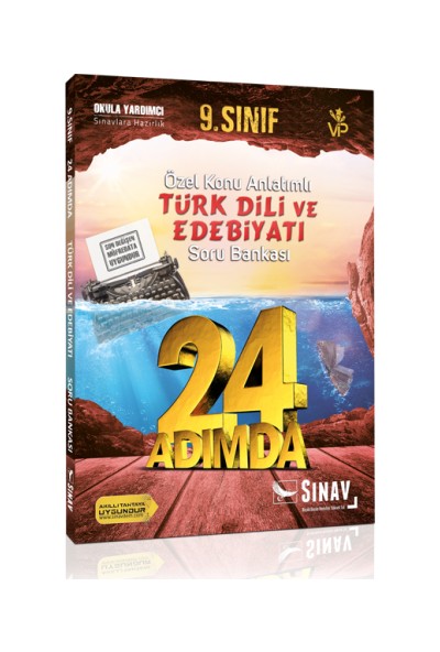 Sınav Yayınları 9. Sınıf Türk Dili ve Edebiyatı 24 Adımda Özel Konu Anlatımlı Soru Bankası Sınav Yayınları 9. Sınıf Türk Dili ve Edebiyatı 24 Adımda Özel Konu Anlatımlı Soru Bankası