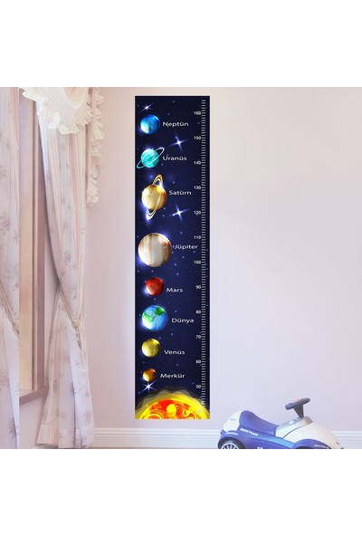 DekorLoft Dekor Loft Gezegenler ve Uzay Boy Ölçer Sticker DBC80 DekorLoft Dekor Loft Gezegenler ve Uzay Boy Ölçer Sticker DBC80