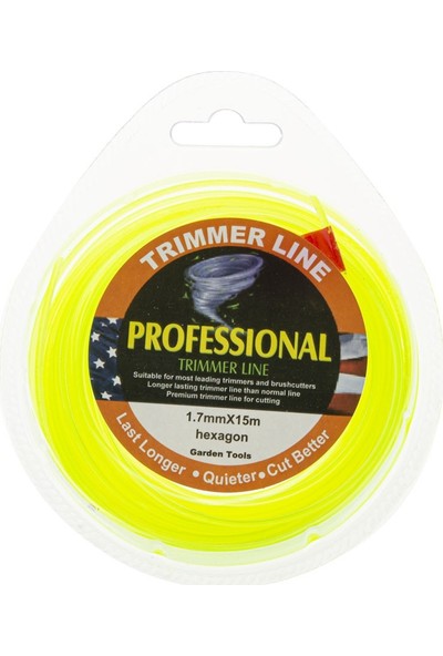 Veta Misina 1.7mm 15M Sarı 6köşe