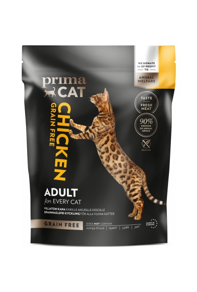 Primacat Tavuklu Tahılsız Yetişkin Kedi Maması 1.4 kg Primacat Tavuklu Tahılsız Yetişkin Kedi Maması 1.4 kg
