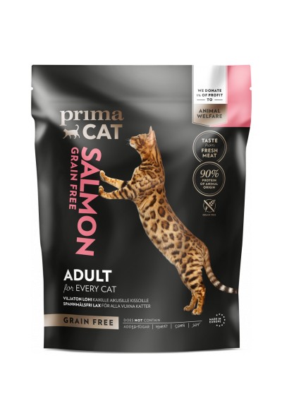 Primacat Somonlu Tahılsız Yetişkin Kedi Maması 1.4 kg Primacat Somonlu Tahılsız Yetişkin Kedi Maması 1.4 kg