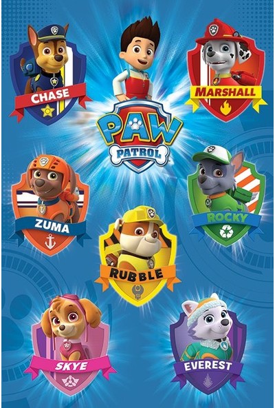 Maxi Poster Paw Patrol (Crests) Maxi Poster Paw Patrol (Crests)