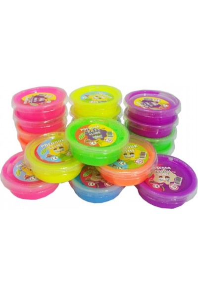 Erbek Plastik Slime Pofuduk Kutu Polymer Slime Eğitici Oyun Seti 9 Adet 50 gr Erbek Plastik Slime Pofuduk Kutu Polymer Slime Eğitici Oyun Seti 9 Adet 50 gr