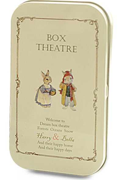 Buyfun Diy Dollhouse Kutusu Tiyatro Kiti Ev Dekorasyon