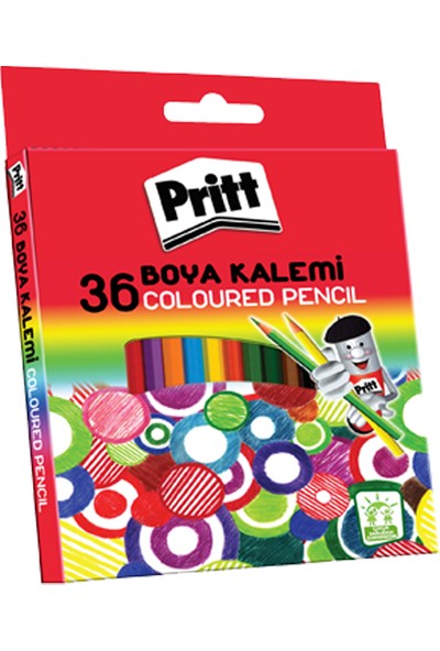 Pritt Tam Boy Kuru Boya 36'lı
