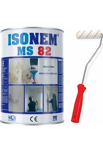 Isonem MS82 Nem Rutubet Boyası Beyaz 1 kg + Rulo Isonem MS82 Nem Rutubet Boyası Beyaz 1 kg + Rulo