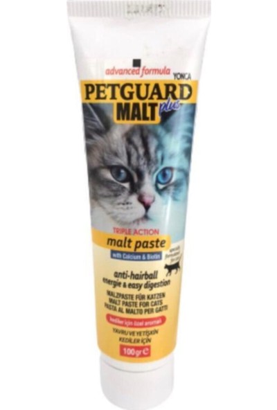 Petguard Malt Paste Plus Yavru ve Yetişkin Kediler Için 100 gr Petguard Malt Paste Plus Yavru ve Yetişkin Kediler Için 100 gr
