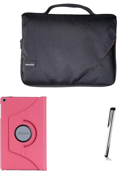 Moserini Samsung Galaxy Tab S6 Lite P610 P617 (10.4 inç) Smart Slim Siyah Tablet Çantası + Pembe Dönerli Kılıf + Kalem Moserini Samsung Galaxy Tab S6 Lite P610 P617 (10.4 inç) Smart Slim Siyah Tablet Çantası + Pembe Dönerli Kılıf + Kalem