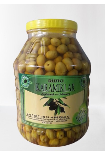 Karamiklar Zeytinyağı ve Salamura Yeşil Kırma Zeytin Karamiklar Zeytinyağı ve Salamura Yeşil Kırma Zeytin