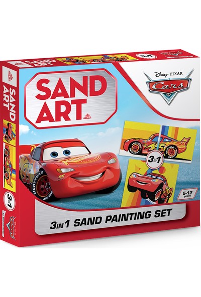 Sand Art Disney Cars Kum Boyama Seti