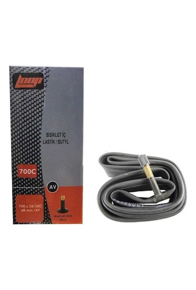 Loop 700X28 - 38C Iç Lastik 48MM Oto Sibop Loop 700X28 - 38C Iç Lastik 48MM Oto Sibop