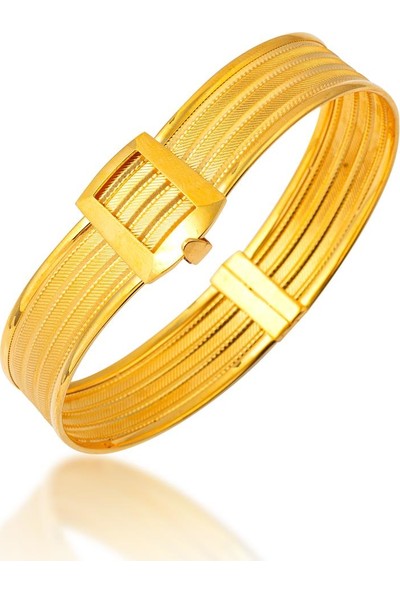 Bilezikci Klasik Hasır Taşsız Kelepçe Altın Bilezik Bilezikci Klasik Hasır Taşsız Kelepçe Altın Bilezik