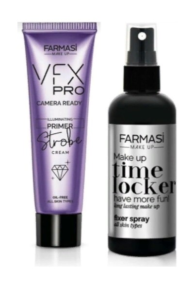 Farmasi Makyaj Sabitleyici 115 ml + Vfx Pro Işıltılı Makyaj Bazı 25 ml 2 Li Paket Farmasi Makyaj Sabitleyici 115 ml + Vfx Pro Işıltılı Makyaj Bazı 25 ml 2 Li Paket