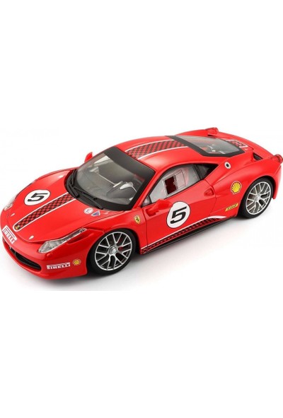 Bburago Burago Ferrari F458 Racing Cahllenge Diecast Model Araba Bburago Burago Ferrari F458 Racing Cahllenge Diecast Model Araba