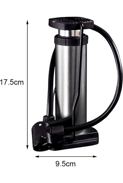 Wiwi Emir Bisiklet'de Wiwi Mini Ayaklı Taşınabilir 160 Psi Bisiklet,motosiklet,araba,havuz Pompası