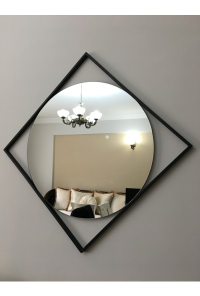 Emce Dekor Ayna Metal Çerçeve 60*60 Emce Dekor Ayna Metal Çerçeve 60*60
