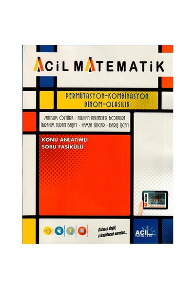 Acil Yayınları Matematik Permütasyon Kombinasyon Binom Olasılık - Asuman Kalender Acil Yayınları Matematik Permütasyon Kombinasyon Binom Olasılık - Asuman Kalender
