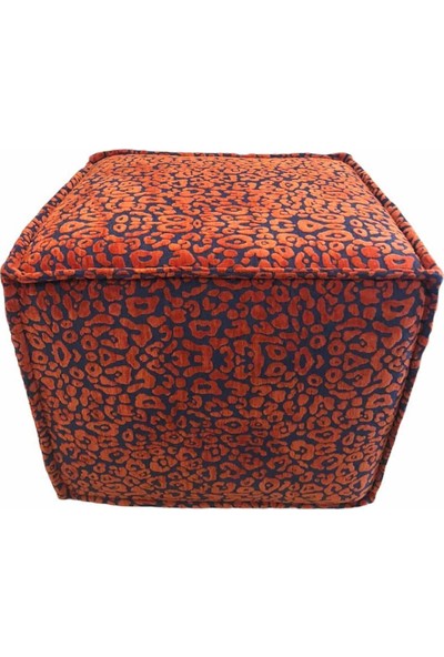 Miss Worble Leopar Desenli Puf