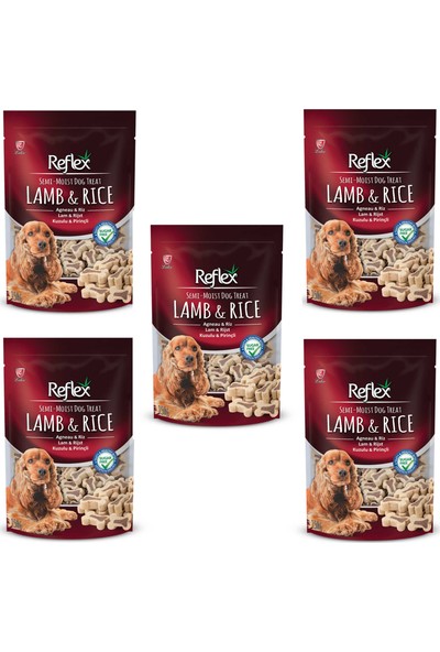 Reflex Semi Moist Kuzu Etli Köpek Ödül Maması 150 gr 5 Adet Reflex Semi Moist Kuzu Etli Köpek Ödül Maması 150 gr 5 Adet