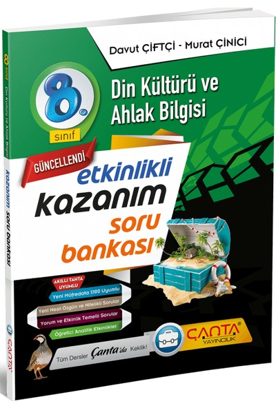 Çanta Yayınları 8. Sınıf LGS Din Kültürü ve Ahlak Bilgisi Etkinlikli Kazanım Soru Bankası