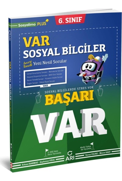 Arı Yayınları 6. Sınıf Var Sosyal Bilgiler Soru Bankası