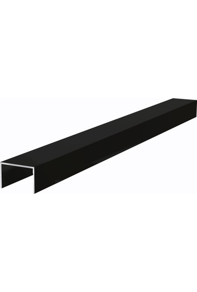 Ersaş Alüminyum U Boy Kulp Karşılık Profili Er 4595 Siyah Mat Boyalı 2mt 1li Ersaş Alüminyum U Boy Kulp Karşılık Profili Er 4595 Siyah Mat Boyalı 2mt 1li