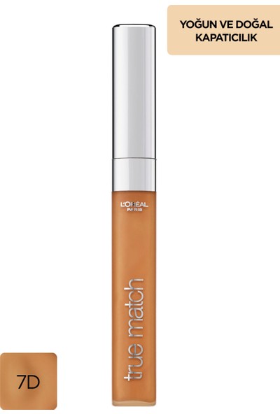 L'Oréal Paris True Match Kapatıcı 7D/W Golden Amber L'Oréal Paris True Match Kapatıcı 7D/W Golden Amber