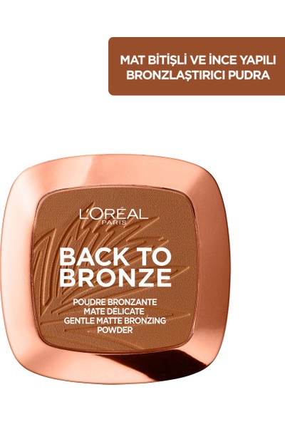 L'Oréal Paris Back To Bronze Mat Bronzlaştırıcı Pudra