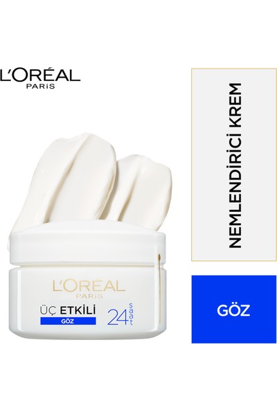 L'Oréal Paris 3 Etkili Göz Bakım Kremi 15ml