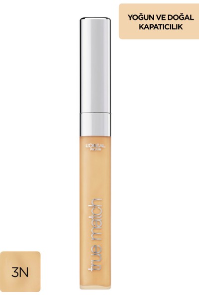 L'Oréal Paris True Match Kapatıcı 3N Creamy Beige