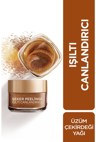 L'Oréal Paris Şeker Peelingi Işıltı Canlandırıcı