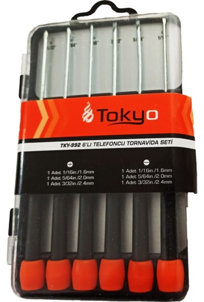 Eden Tokyo 6lı Telefoncu Saatçi Tornavida Seti Eden Tokyo 6lı Telefoncu Saatçi Tornavida Seti