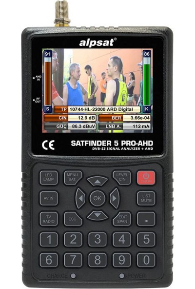 Alpsat Satfınder 5 Pro Ahd Uydu Yön Bulucu Alpsat Satfınder 5 Pro Ahd Uydu Yön Bulucu