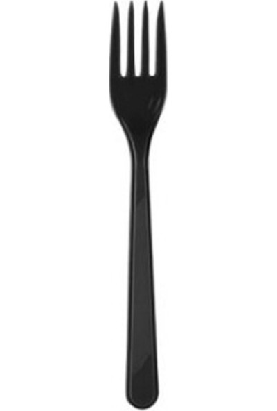 Acar Süs 25'li Siyah Plastik Çatal