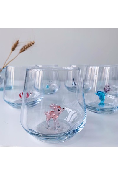 Minizoo Istanbul Minizooistanbul Hayvan Figürlü 6’lı Su Bardağı Seti