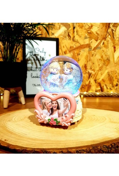 Hediyesahibi Fotoğraf Çerçeveli Best Friends Arkadaşa Hediye Kar Küresi Hediyesahibi Fotoğraf Çerçeveli Best Friends Arkadaşa Hediye Kar Küresi