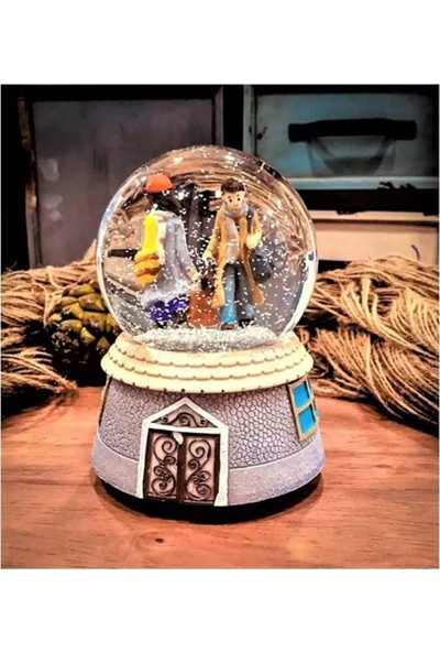 Hediyesahibi Tatlı Tesadüf Büyük Boy Müzikli Işıklı Püskürtmeli Kar Küresi