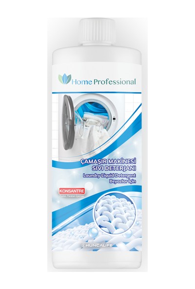 HUNCALIFE Home Professional Çamaşır Deterjanı Beyazlar Için 750 ml