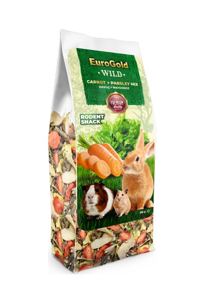 Eurogold Rodent Snack Havuç ve Maydanoz 150G