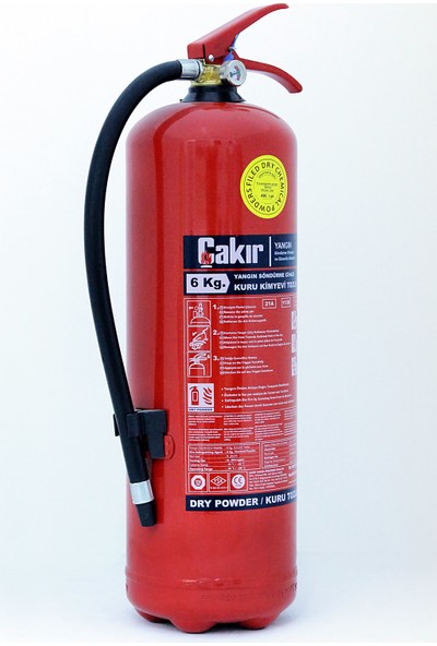 Çakır 6 kg Kkt Abc Yangın Söndürme Cihazı