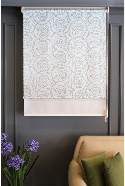 Verdi Home Imprime Baskılı Tül Duble Perde Verdi Home Imprime Baskılı Tül Duble Perde