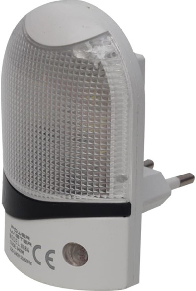 Powermaster 8884 Ledli Fotoselli Sensörlü Gece Lambası 0,5W LD-9011 QL-8884 Powermaster 8884 Ledli Fotoselli Sensörlü Gece Lambası 0,5W LD-9011 QL-8884